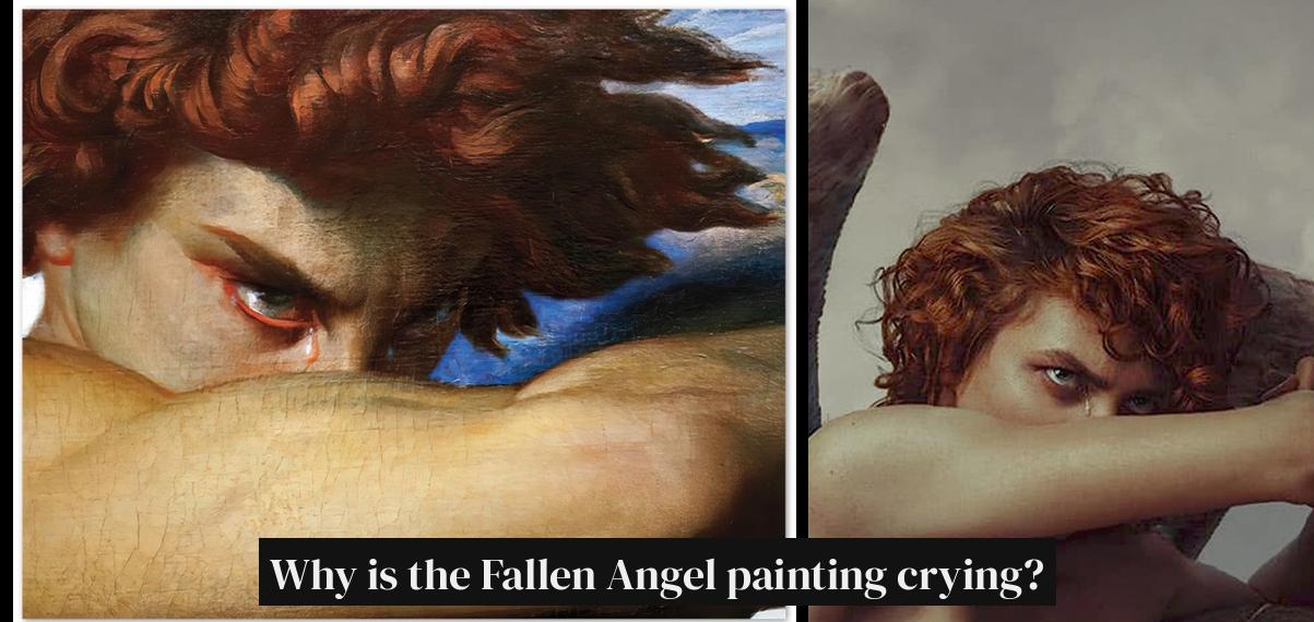 Why Is The Fallen Angel Painting Crying Unveiling The Tears Of Lucifer